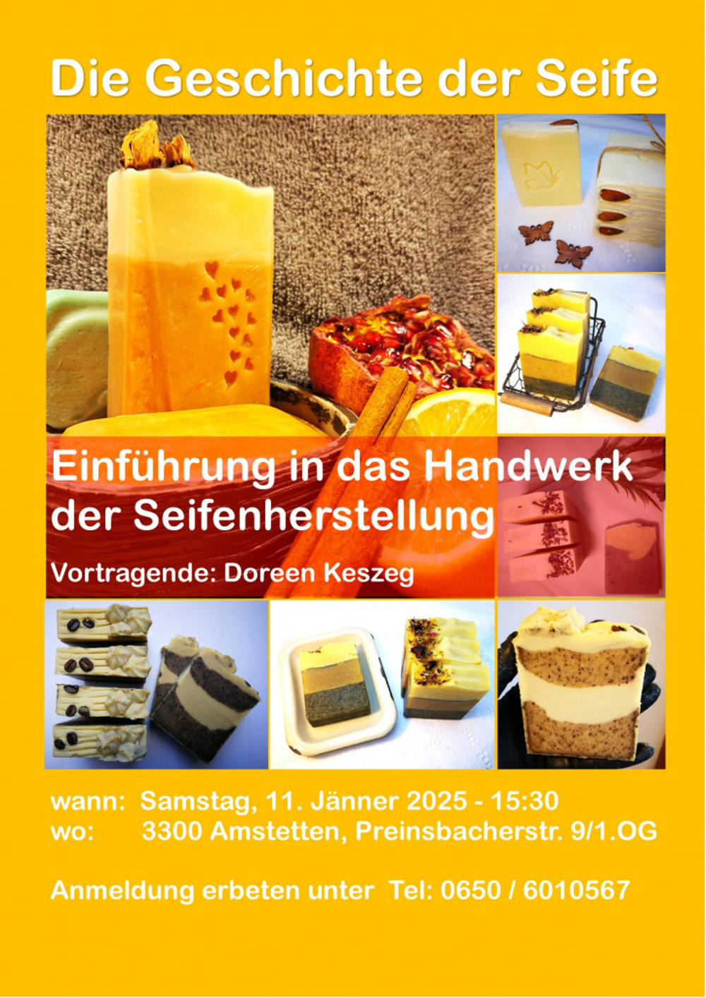 Die Geschichte der Seife - 11.01.2025 - Amstetten - your next stories ...